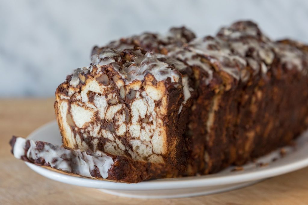 Two Cinnamon Walnut Bread Loaves - Costeaux